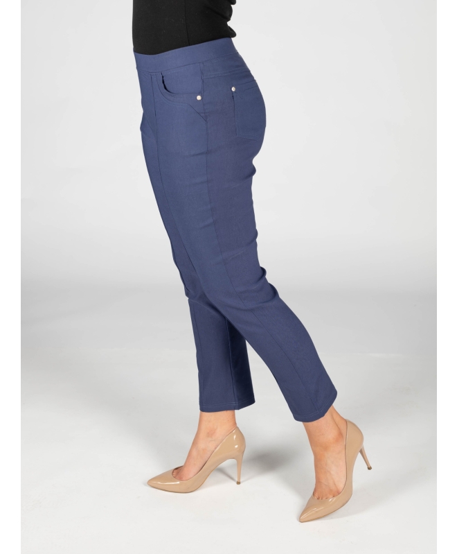Denim 27 Inch leg stitch detail pocket trouser
